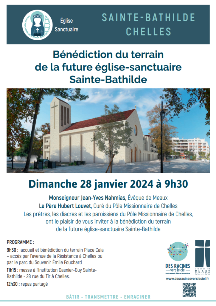 Bénédiction du terrain de Sainte-Bathilde - Église Catholique en Seine-et-Marne